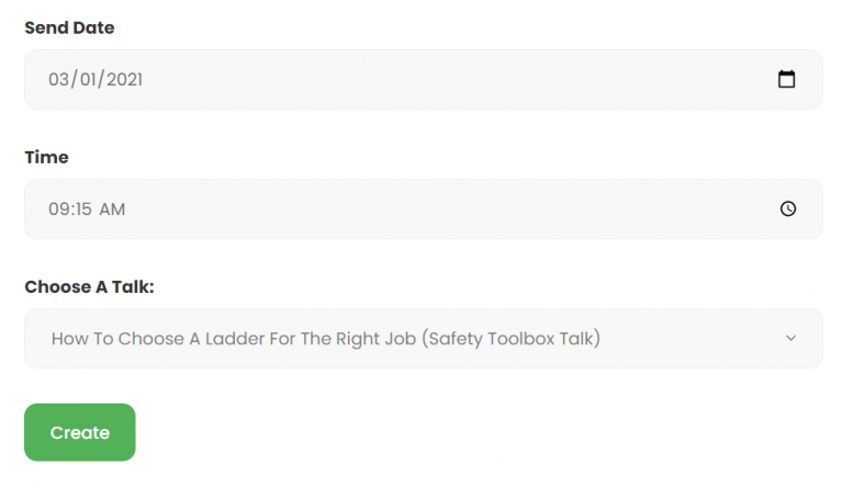 Toolbox Talk Examples: 2 Week Safety Campaign Schedule - Safelyio